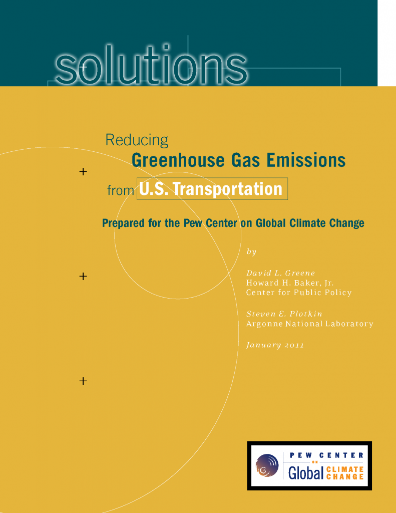 Reducing Greenhouse Gas Emissions from U.S. Transportation | Center for ...