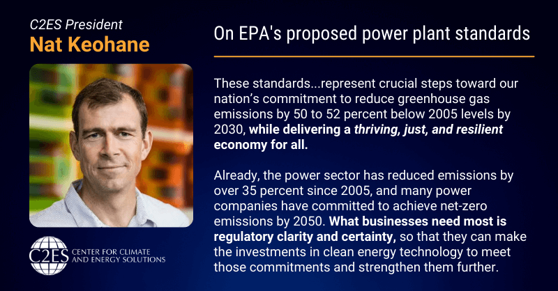 Nat Keohane on EPA proposed power plant standards - Center for Climate ...