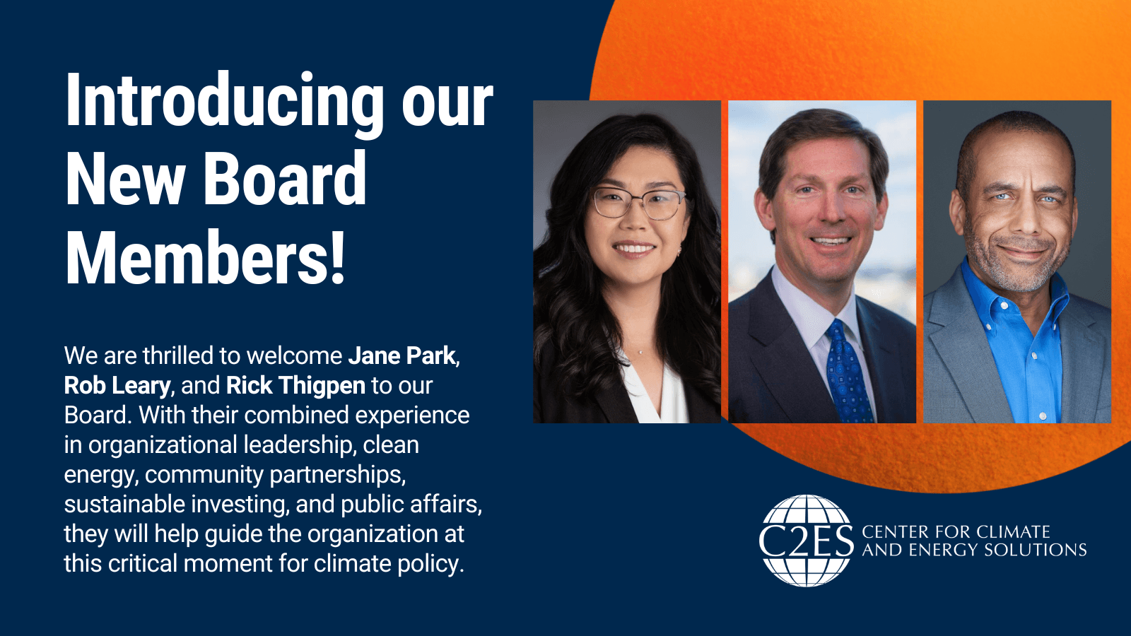 C2ES Announces New Board Members - Center for Climate and Energy ...