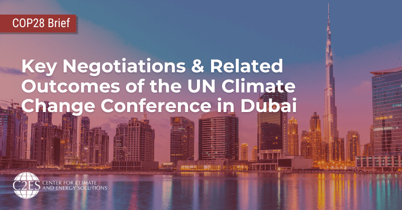 Key Negotiations and Related Outcomes of the UN Climate Change ...