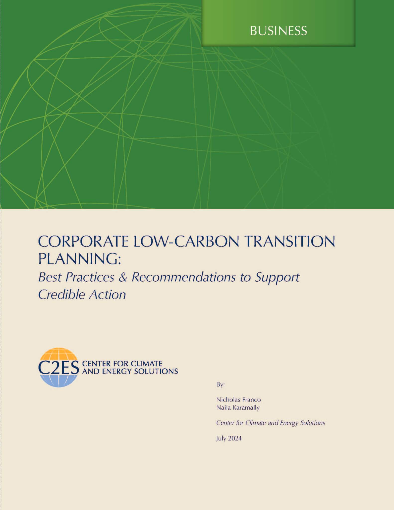 Best Practices for Corporate Low-Carbon Transition PlanningCenter for Climate and Energy Solutions